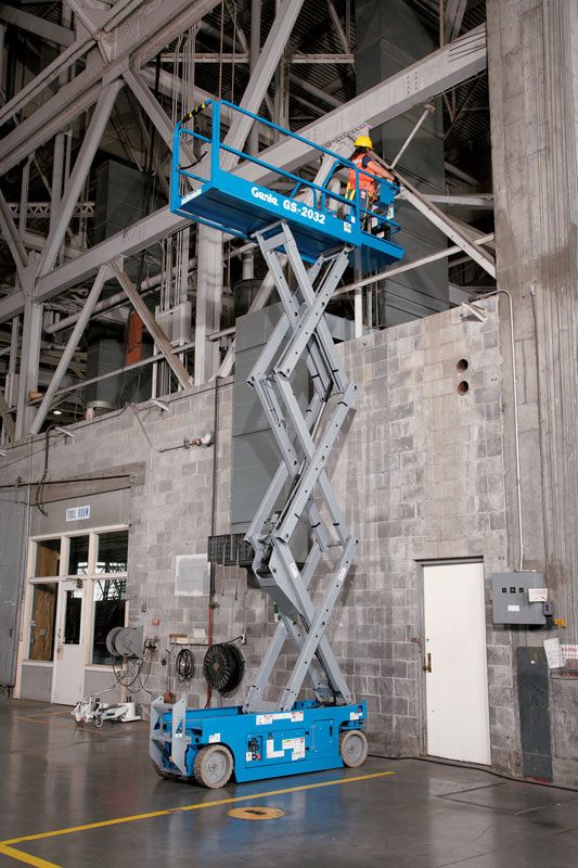 Indoor Scissor Lift - 20 Foot – Falcon Equipment Rentals